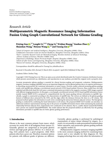 Pdf Multiparametric Magnetic Resonance Imaging Information Fusion