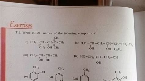 Question: Write IUPAC names for the following compounds: A compound repr..