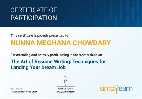 nunna meghana chowdary on linkedin simplilearn