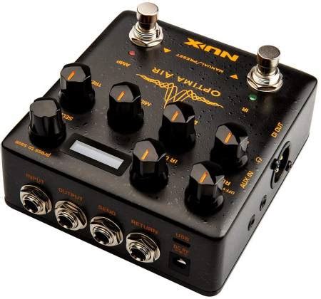 Nux Optima Air Verdugo Series Dual-Switch Acoustic Guitar Simulator nai ...
