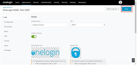Configuring Saml Authentication Settings In Endpoint Central For Onelogin