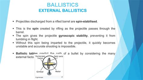 Principles Of Ballistics And Projectile Motion Pptx
