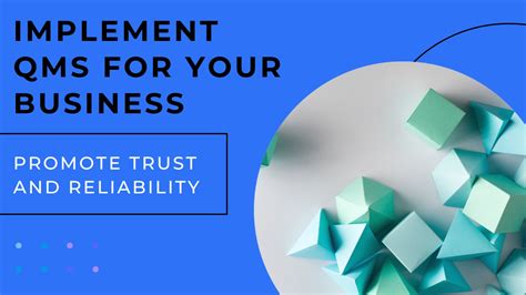 Implement Qms For Your Business