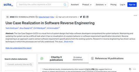 Use Case Realization In Software Reverse Engineering