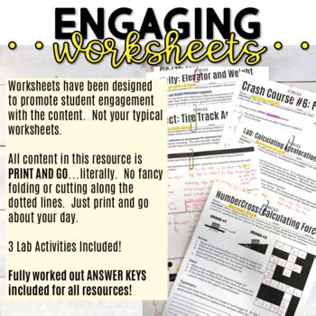 Lesson Applying Newton S Laws By The Captain S Desk TpT