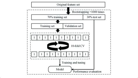 Structure Of The Nested 10 Fold Cross Validation For Evaluating The