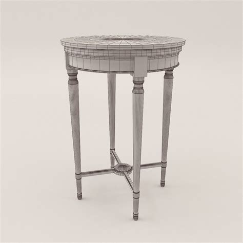 Salon Table Of Classicistic Style France About 1900 3d Model Cgtrader