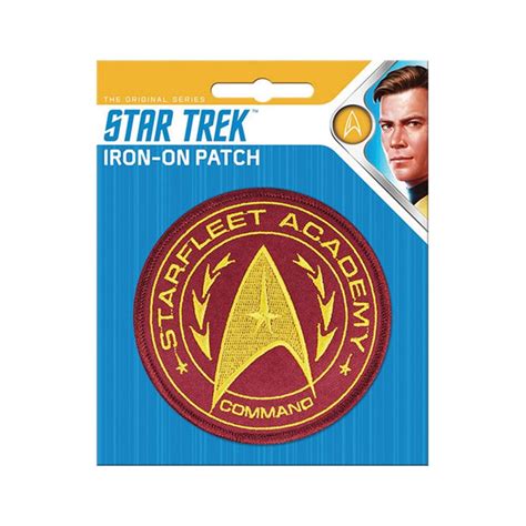 Star Trek Starfleet Academy Command Full Color Iron On Patch