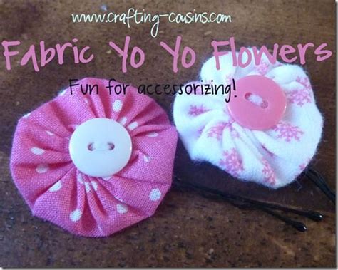 Crafty Cousins Yo Yo Crafty Fabric Flowers