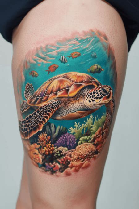 Timeless Sea Turtle Tattoo Art Symbolism Designs And Placement Ideas