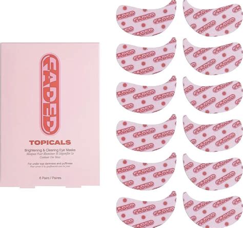 Topicals Faded Brightening And Clearing Eye Masks 6 Pairs Everything
