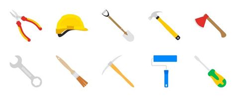 Premium Vector Set Of Tools Isolated On White Background