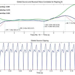 L F Pattern Top Glottal Opening Gap In Dash Red Glottal Flow In