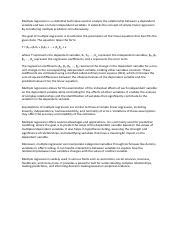 Understanding Multiple Regression Analyzing Relationships Course Hero