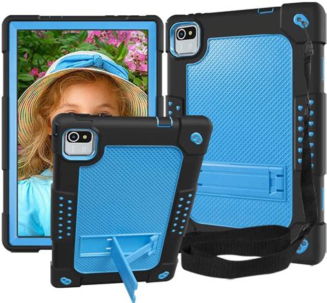 Soatuto Tablet Mb1001 101 Inch Case Hybrid Cover With Strap Stand