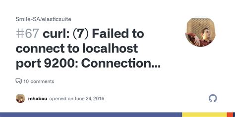 curl 7 failed to connect to localhost port 9200 connection refused · issue 67 · smile sa