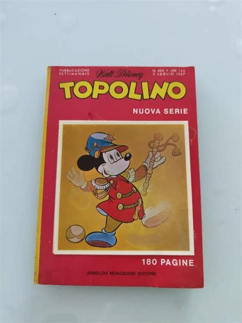 Topolino Libretto N 605 Primo Con Costa Gialla E Ologramma Eur 200 00