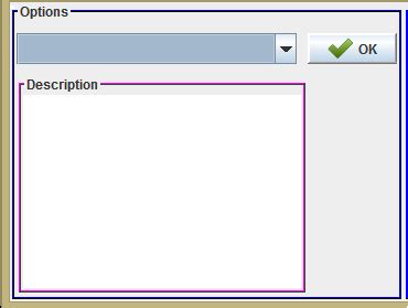 Java Swing Gridbaglayout Not Filling One Row Entirely Stack Overflow