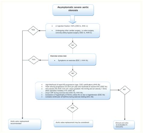 Algorithm For Risk Stratification In Asymptomatic Severe Aortic Download Scientific Diagram