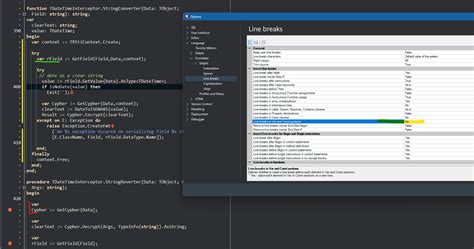 Ide Formatting Options In Delphi Doesnt Seem To Work As How I Expect