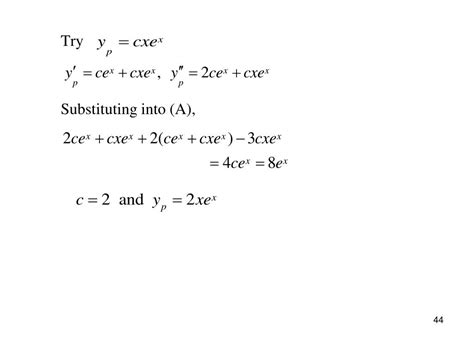 Ppt Chapter 2 Second Order Differential Equations Powerpoint