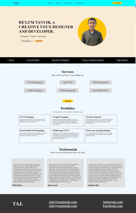 Tanvir Ahammad Joy On Linkedin Portfolio Website