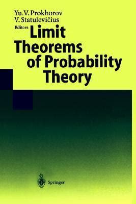 Limit Theorems Of Probability Theory By B Seckler Goodreads