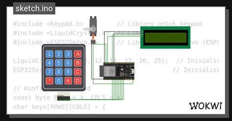 Smart Lock Wokwi Esp32 Stm32 Arduino Simulator