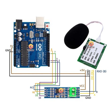 rs485 noise sensor ttl module connection and code help needed