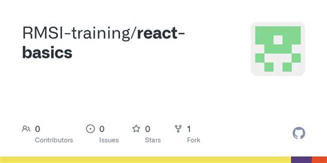 github rmsi training react basics