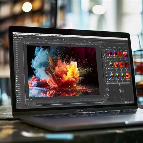 Quotediting Software Interface On Laptop Complex Toolsquot Premium Ai