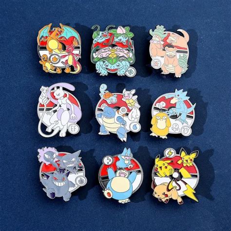 Wholesale Cute Cartoon Pokemon Metal Pin Commemorative Alloy Lapel Pin