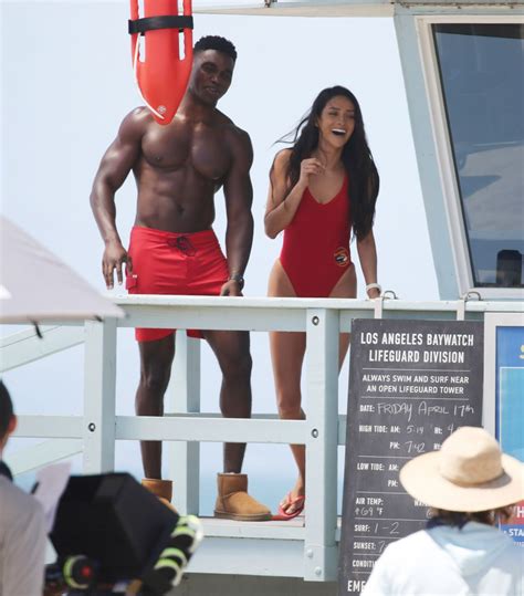 Shay Mitchell Filming Scenes For Baywatch Reboot In Los Angeles 0415
