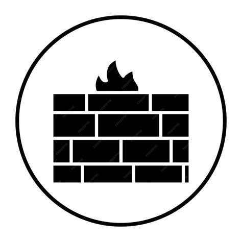 Premium Vector Firewall Vector Illustration