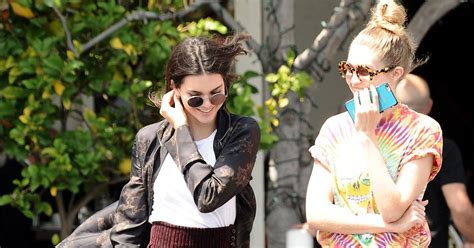 Kendall Jenner And Gigi Hadid Out In La June Popsugar Celebrity