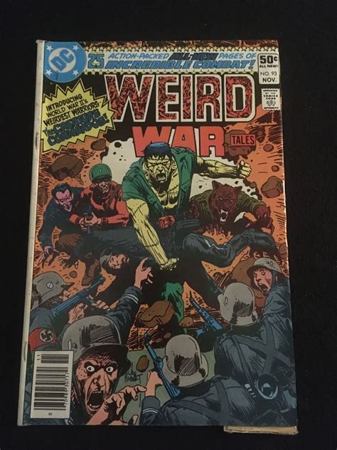 WEIRD WAR TALES 93 First Creature Commandos VG Condition Comic