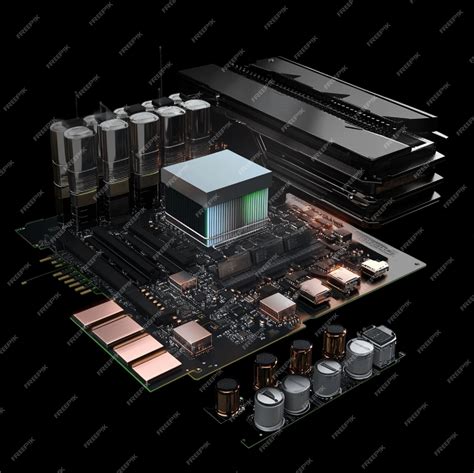 Diagram Of Gpu Architecture Showing Cores Memory And Cooling Components