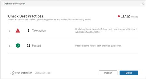 Introduction To Workbook Optimizer In Tableau