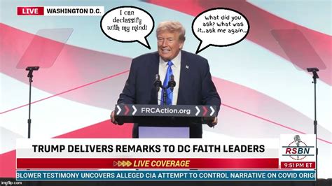 Trump Imagines Things Imgflip