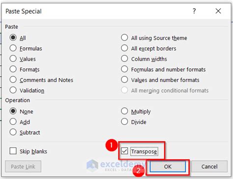 How To Convert Columns To Rows In Excel Easy Ways