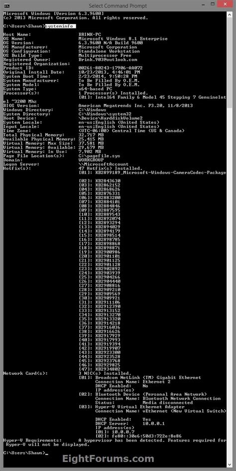 System Information View About Your Windows 8 Pc Windows 8 Help Forums