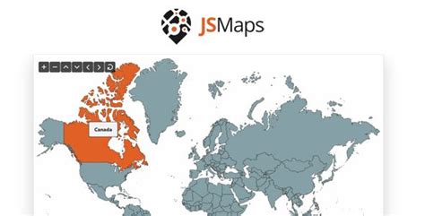 Jsmaps Interactive Javascript Maps Codemarket
