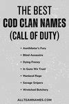 273 Best Clan Names For Cod Call Of Duty Organized By Theme