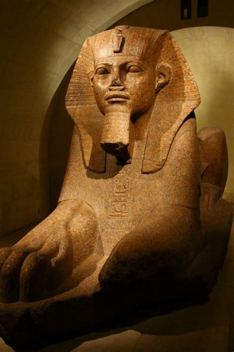 Le Grand Sphinx De Tanis Artefact égyptien Antique