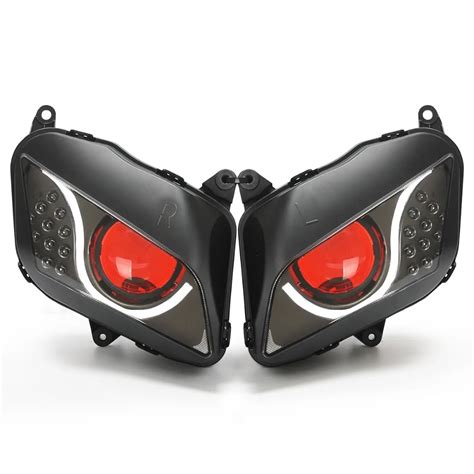1x Full Led Front Headlight Assembly For Honda Cbr600rr Cbr 600 Rr 2007