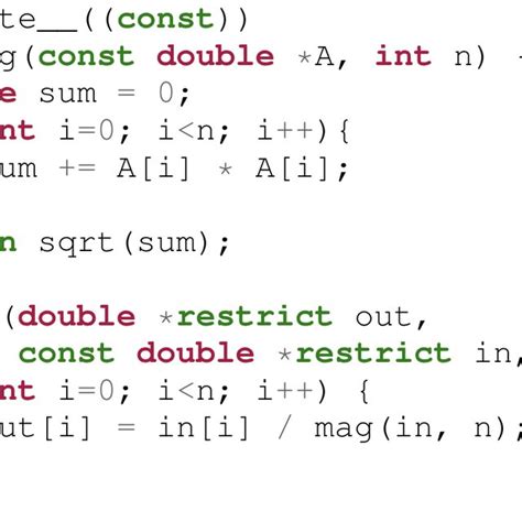 A Simple Program To Normalize A Vector Download Scientific Diagram
