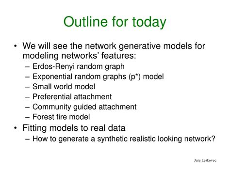 Ppt Structure And Models Of Real World Graphs And Networks Powerpoint Presentation Id692458