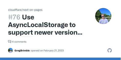 Use Asynclocalstorage To Support Newer Versions Of `next` · Issue 76