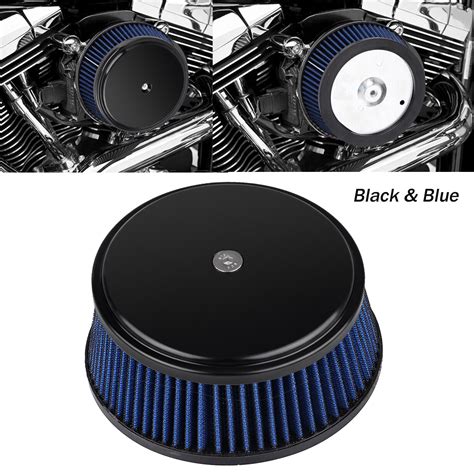Air Cleaner Cover And Blue Element For Harley Dyna Wide Glide Fxdf Fxdl