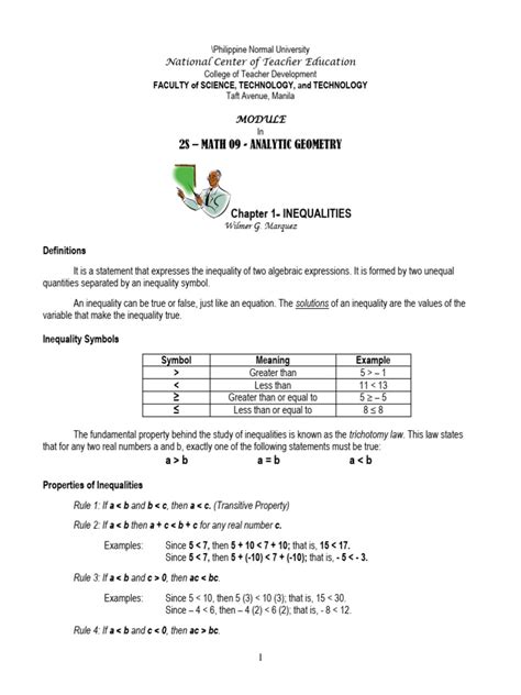 Materials In Analytic Geometry Pdf Cartesian Coordinate System Euclidean Geometry